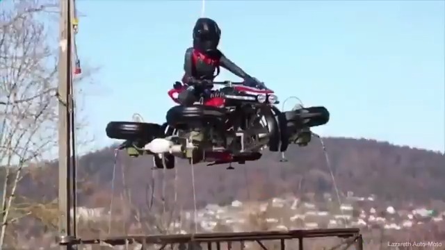 Esta motocicleta voladora seguro que se ve … interesante … – deRedes.tv