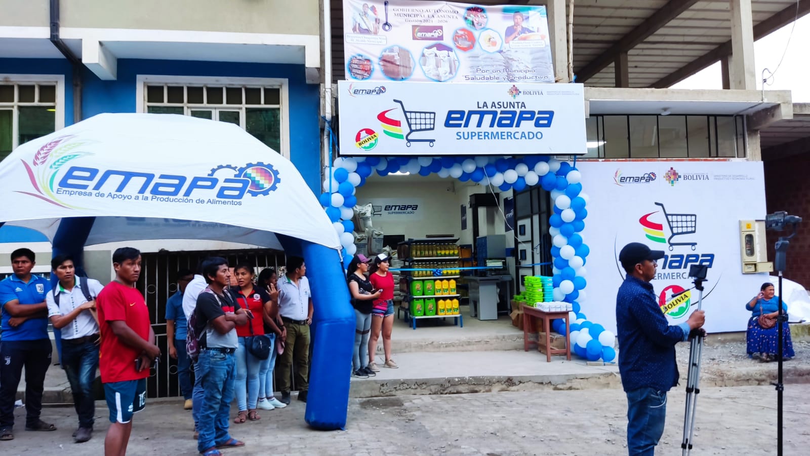 Emapa inaugura supermercado en La Asunta – deRedes.tv