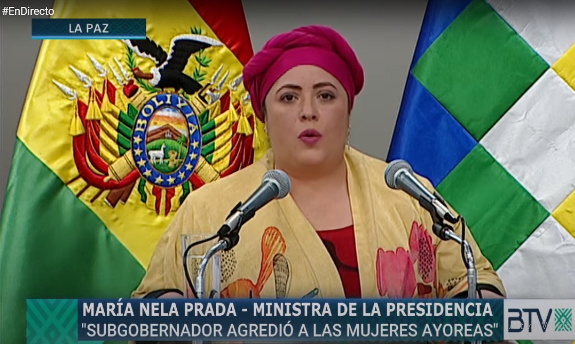 I Ministra de la Presidencia, María Nela Prada sobre las muertes ...
