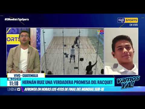 Hernán Ruiz una verdadera promesa del Racquet. Afronta en horas los ...
