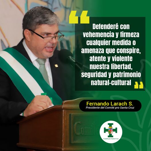 Fernando Larach, presidente del Comité pro Santa Cruz | «Soy un ...