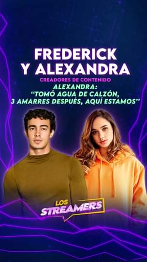 ¡Hoy Frederick Kelley y Alexandra Rojas en #LosStreamers! – deRedes.tv