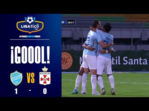 59′ ¡Gol de Aurora! René Barbosa abre el marcador. – deRedes.tv