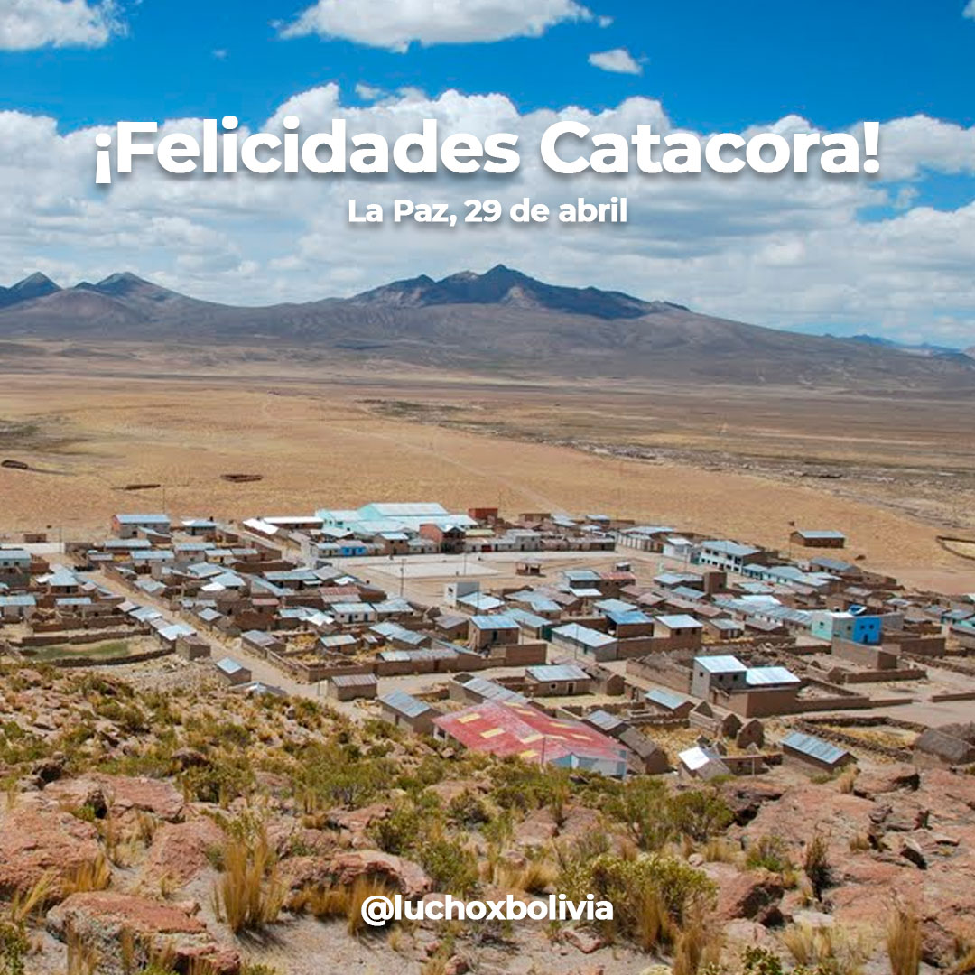 Saludamos a las y los hermanos del municipio de Catacora, de la prov ...