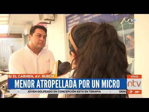 Menor de 12 años fue atropellada por un micro – deRedes.tv