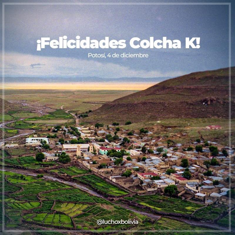 En el 9no aniversario del municipio de Colcha K, donde también se ...