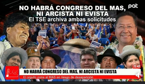 NO HABRÁ CONGRESO DEL MAS, NI ARCISTA NI EVISTA – deRedes.tv
