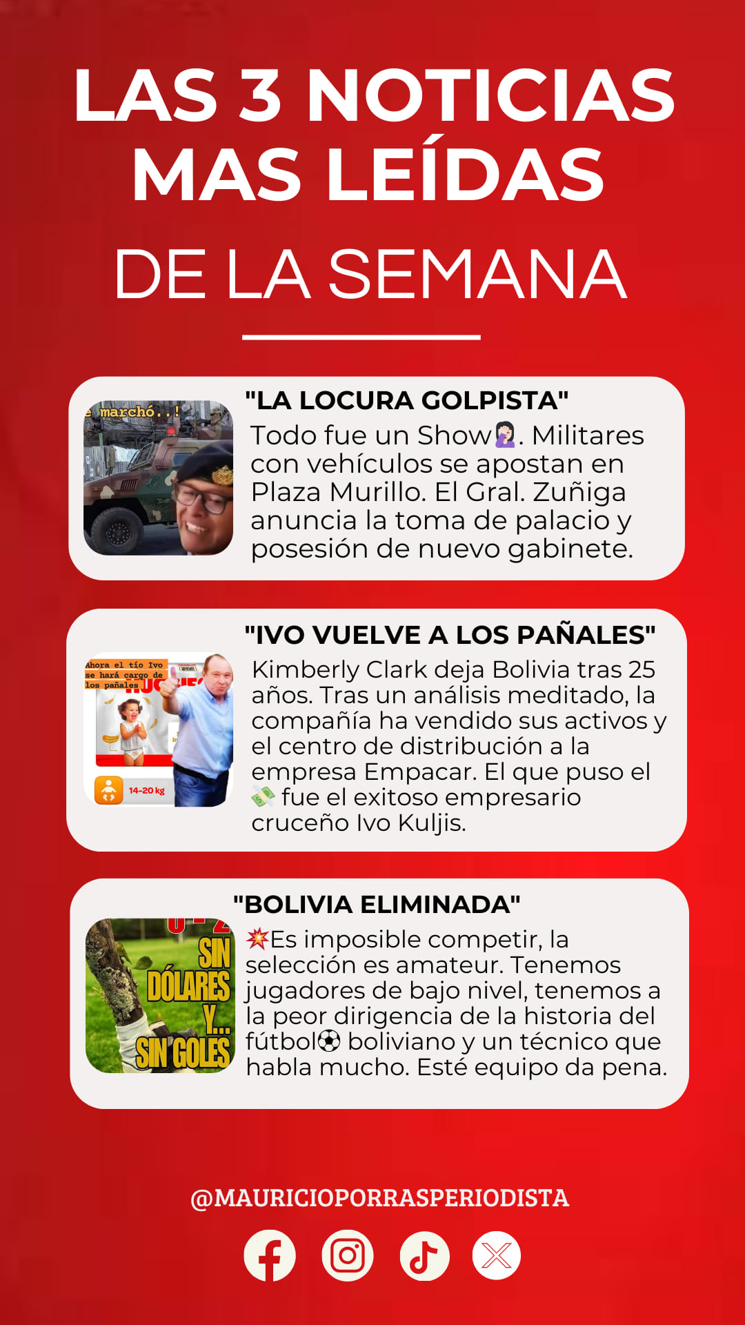 ¡Las 3 noticias más relevantes de la semana! – deRedes.tv
