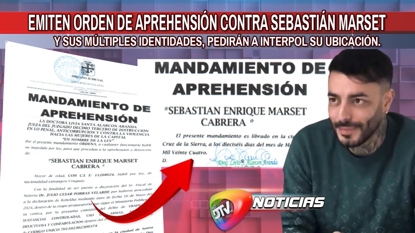 Emiten orden de aprehensión contra Sebastián Marset y sus múltiples identidades, pedirán a ...