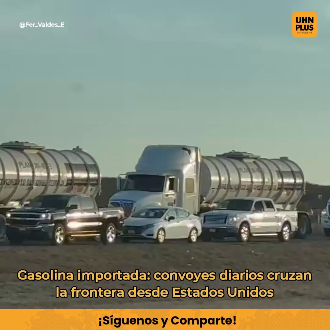 🇲🇽 | Convoyes diarios de 60 a 70 pipas cargadas con gasolina cruzan ...