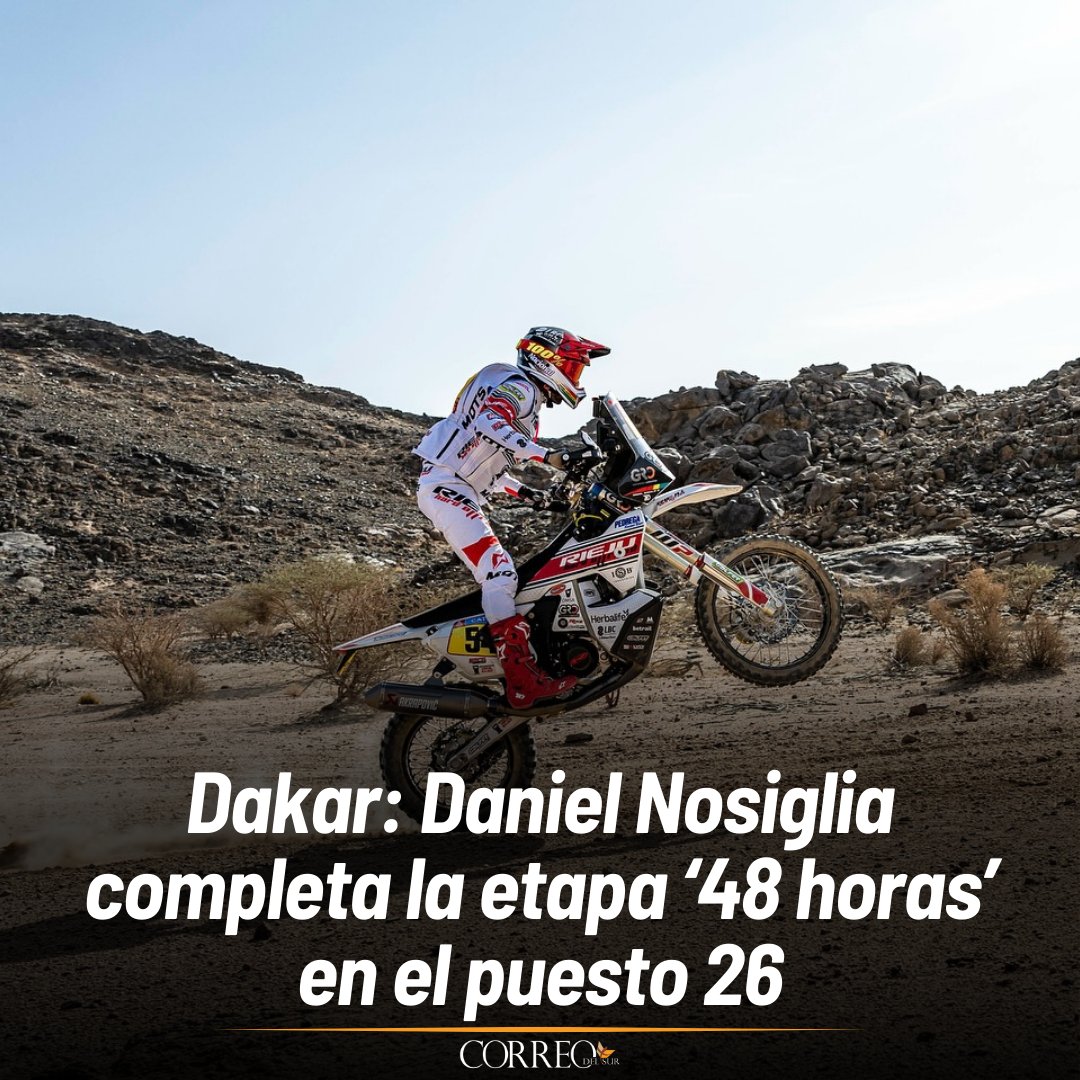 Dakar: Daniel Nosiglia completa la etapa ‘48 horas’ en el puesto 26 a través… – deRedes.tv