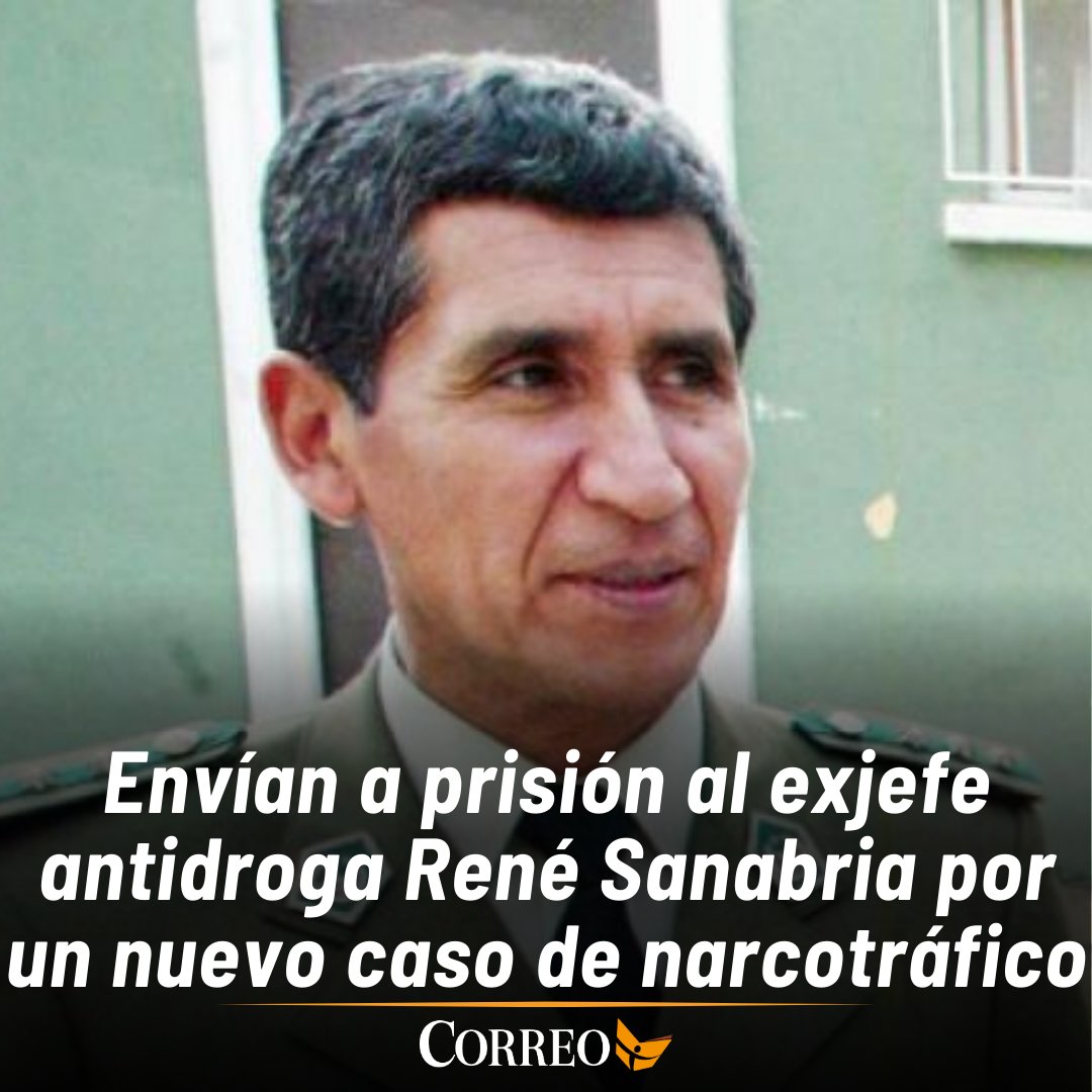 El coronel René Sanabria, que fungió como director de la Felcn durante el gobierno… – deRedes.tv