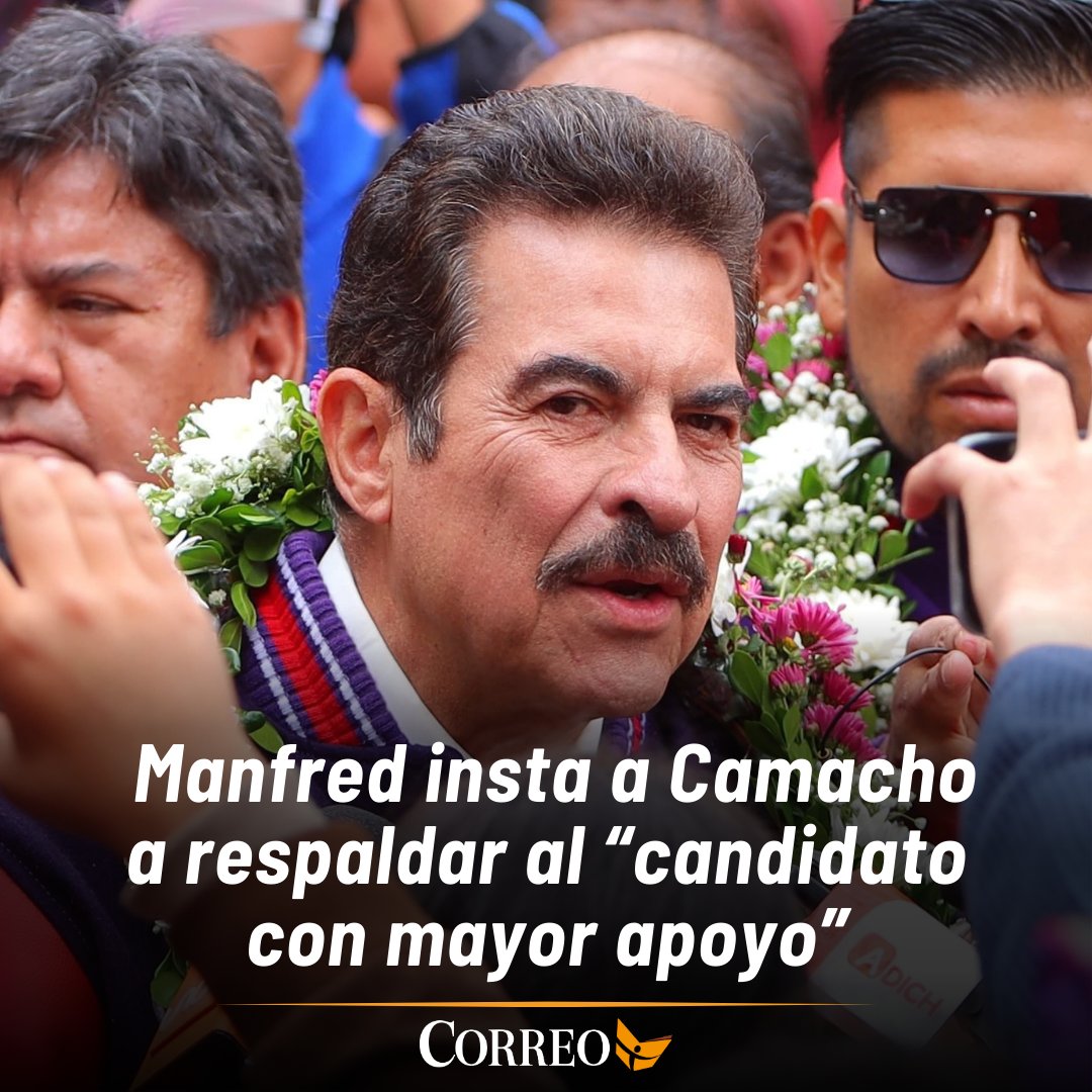 El alcalde de Cochabamba, @ManfredBolivia, saluda el “enorme ...
