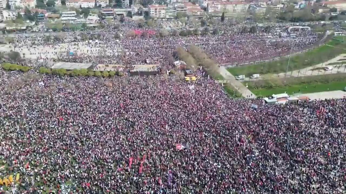 🇹🇷 | Protesta masiva en Turquía contra Erdogan. Cientos de miles de ...