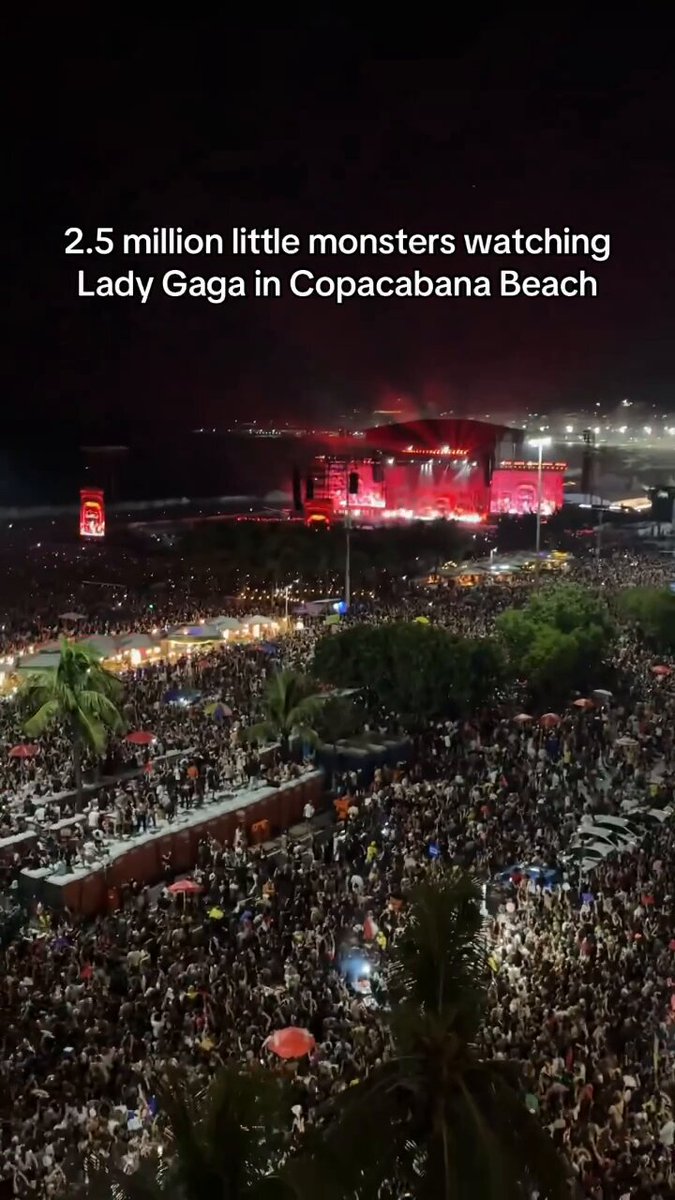 🇧🇷 | Lady Gaga rompe récord histórico con el concierto más ...