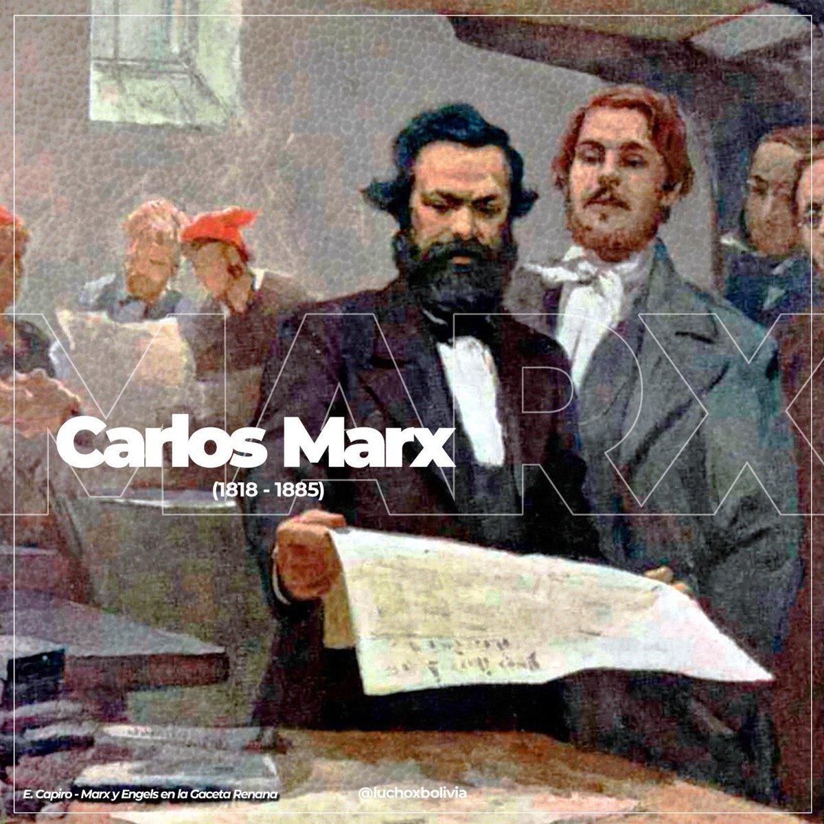 Hoy, 5 de mayo, conmemoramos 207 años del nacimiento de Carlos Marx, un ...