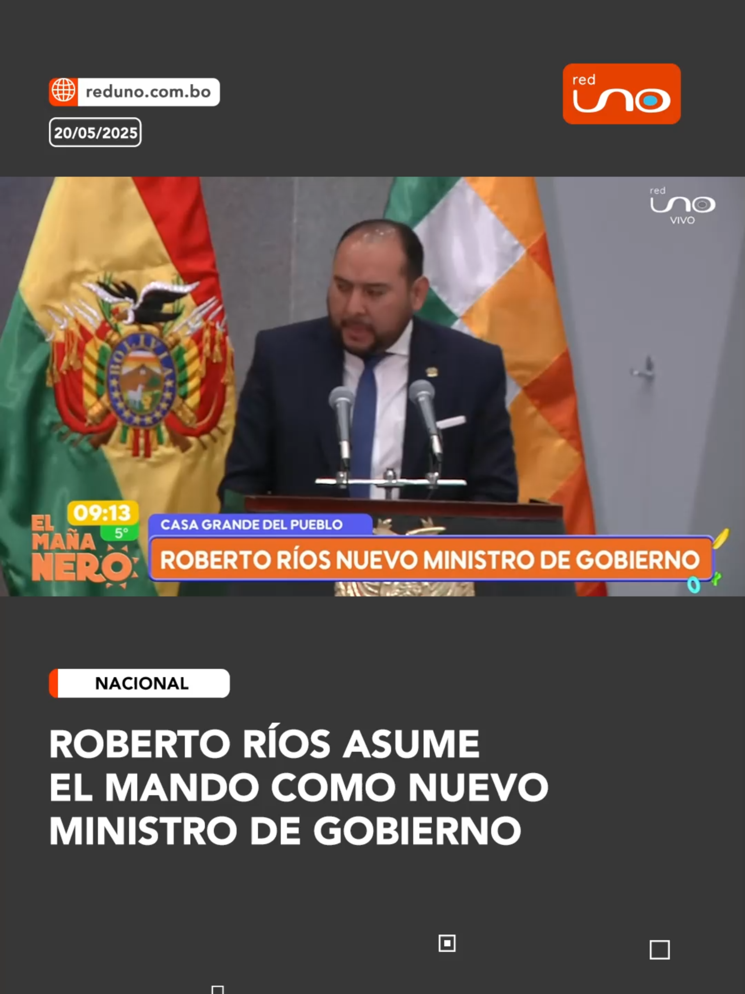 I El Presidente del Estado, Luis Arce Catacora, posesionó a Roberto ...