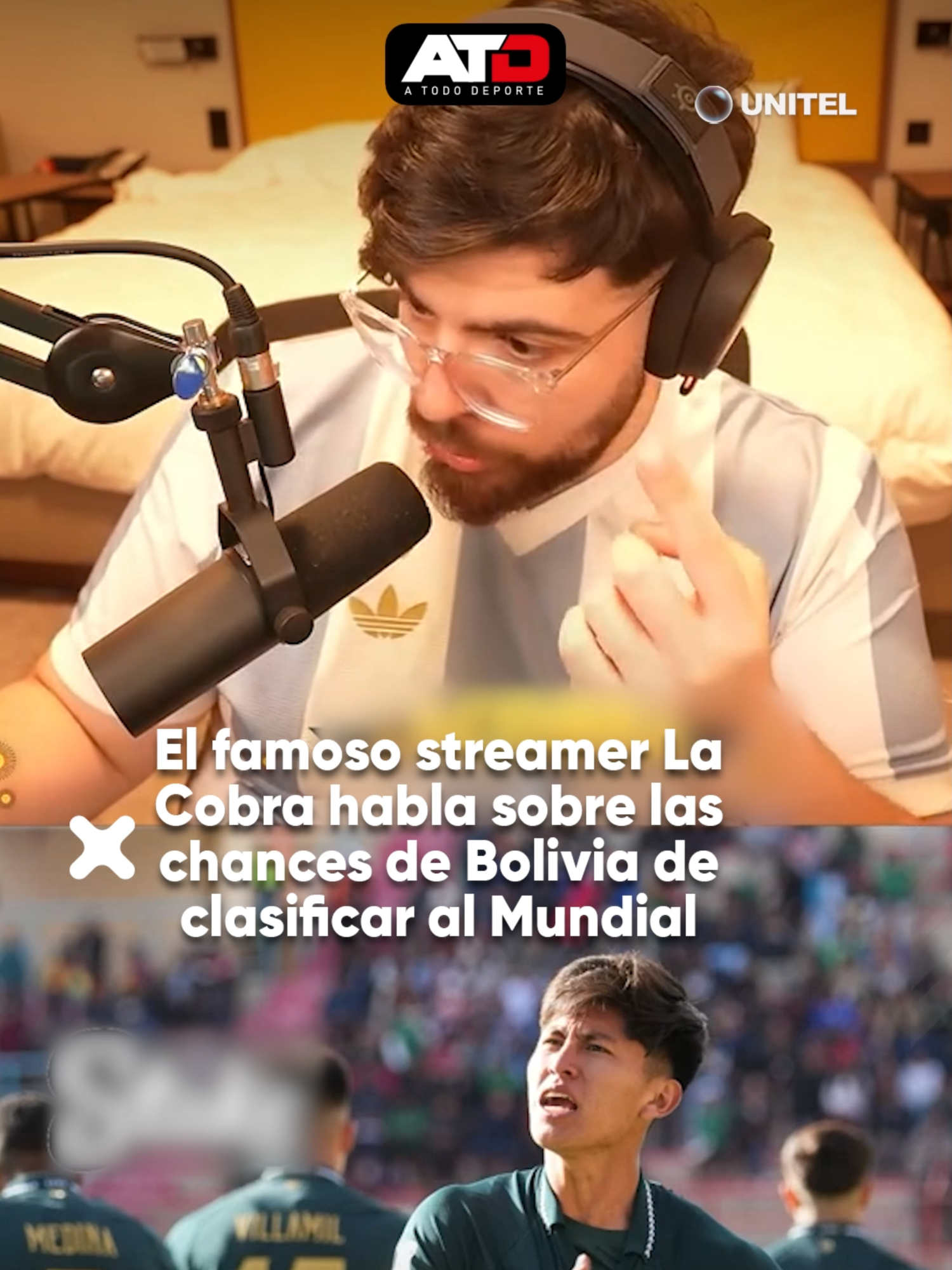El famoso streamer La Cobra habla sobre las chances de Bolivia de ...