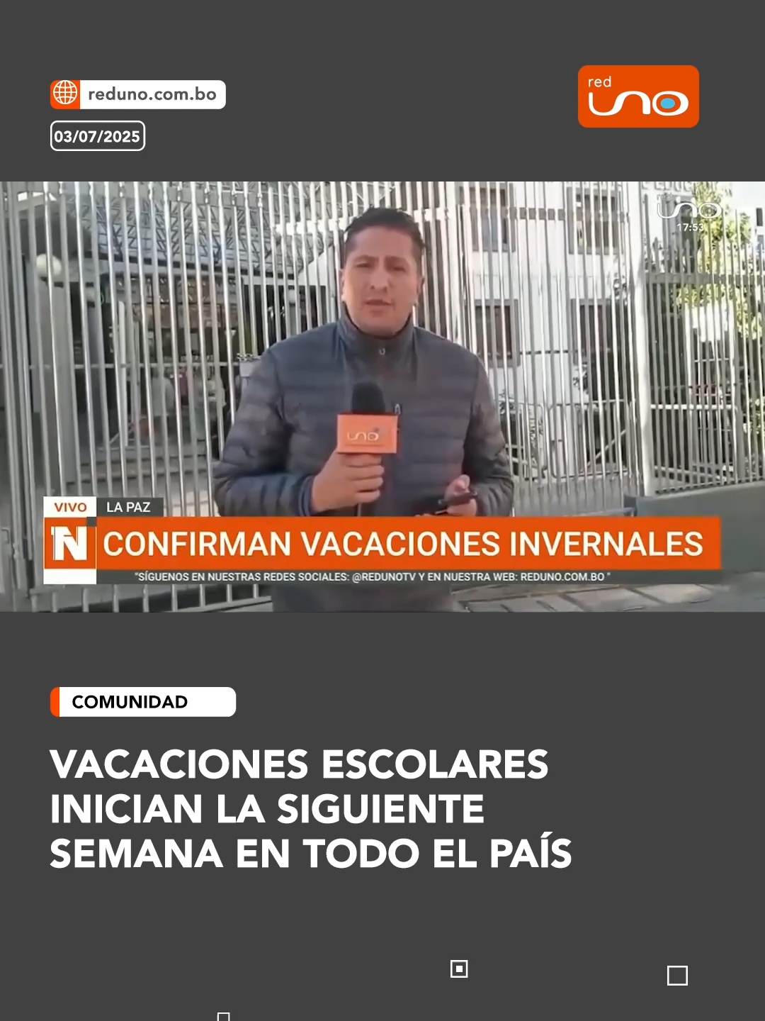 l El Ministro de Educación, Omar Veliz, confirmó el inicio del receso ...