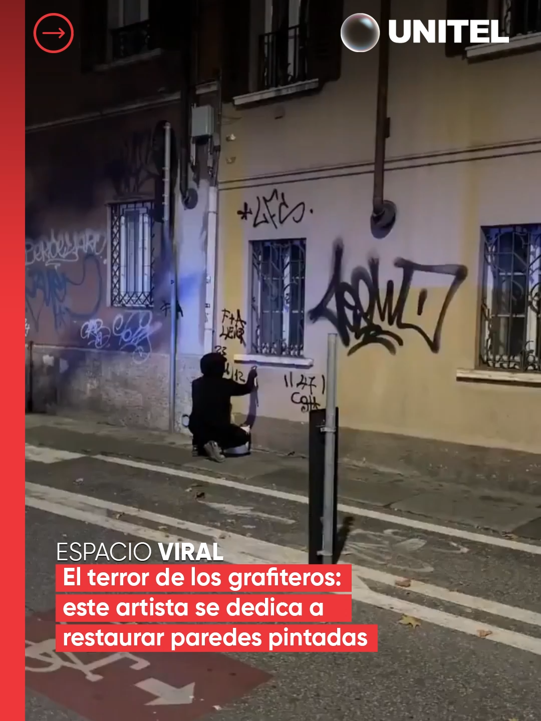Ghost Pitúr se convirtió en el “terror” de los grafiteros. El artista ...