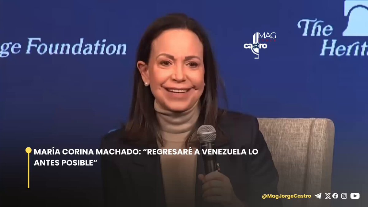 🇻🇪🇺🇸 | María Corina Machado dice que discutió con Donald Trump su ...