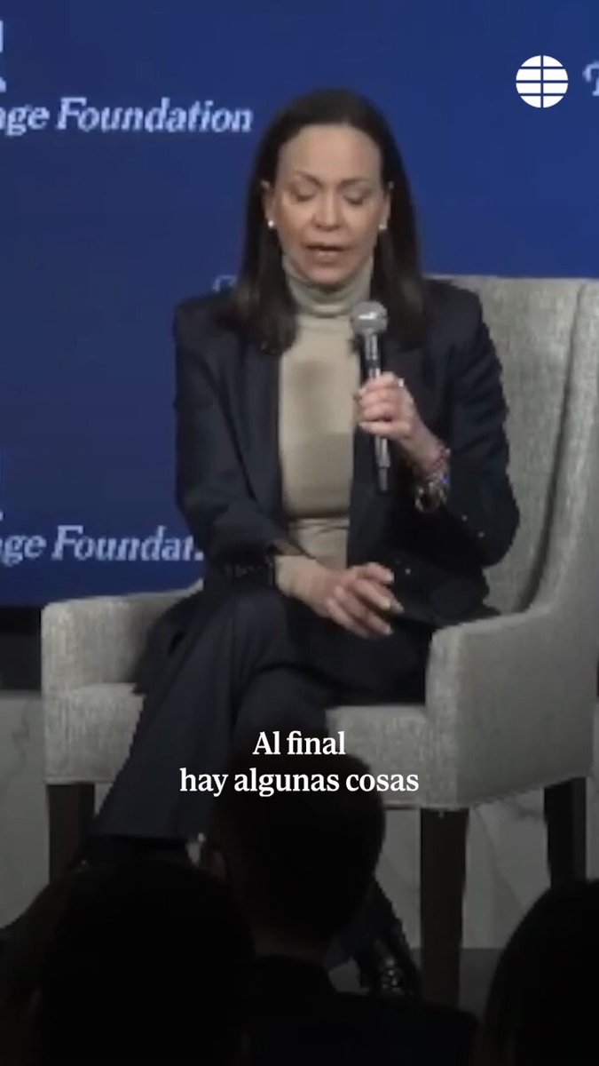 🇻🇪🇺🇸 | María Corina Machado: «Delcy le tiene terror al presidente Trump ...