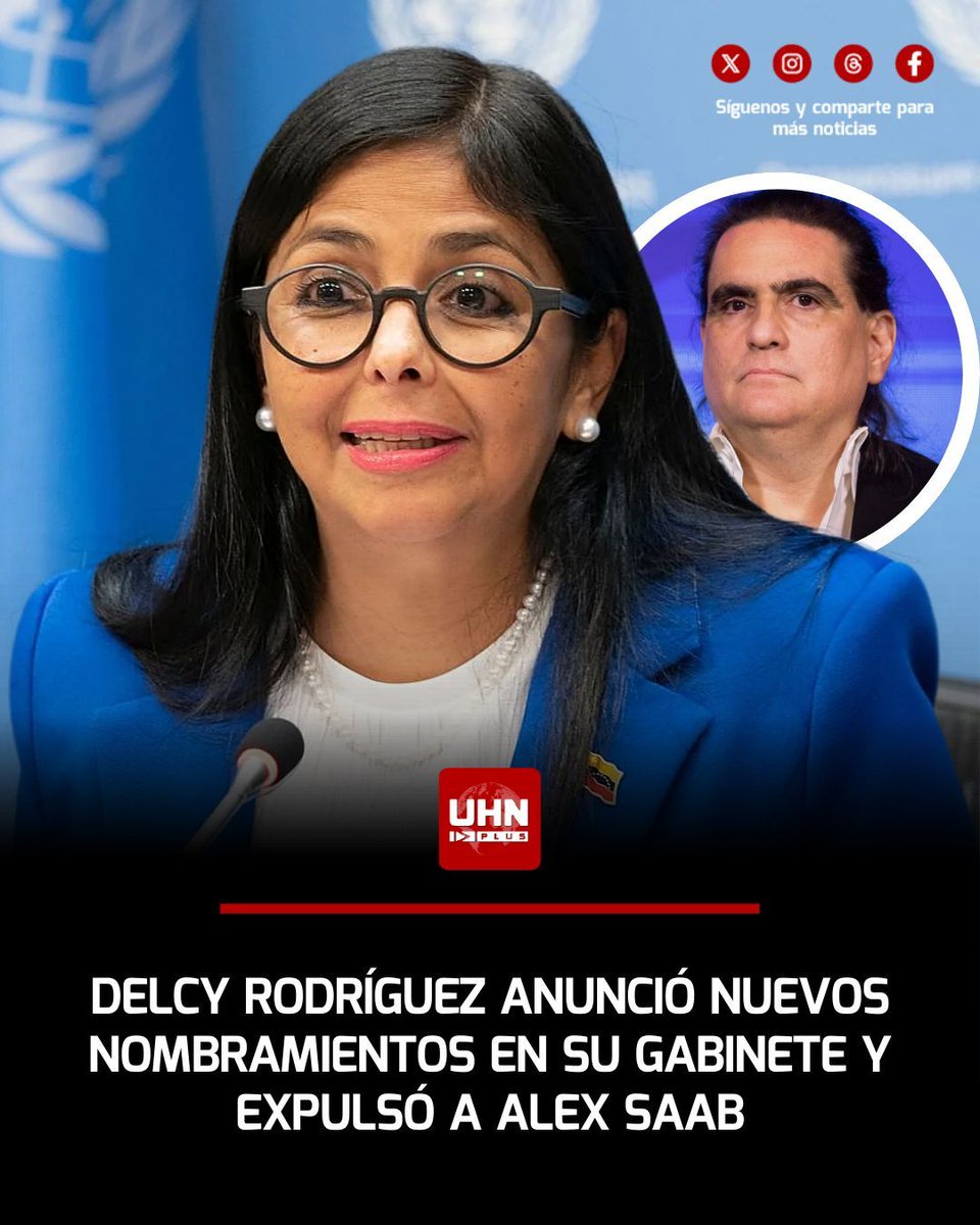 🇻🇪‼️ | Delcy Rodríguez anunció nuevos nombramientos en su gabinete y ...