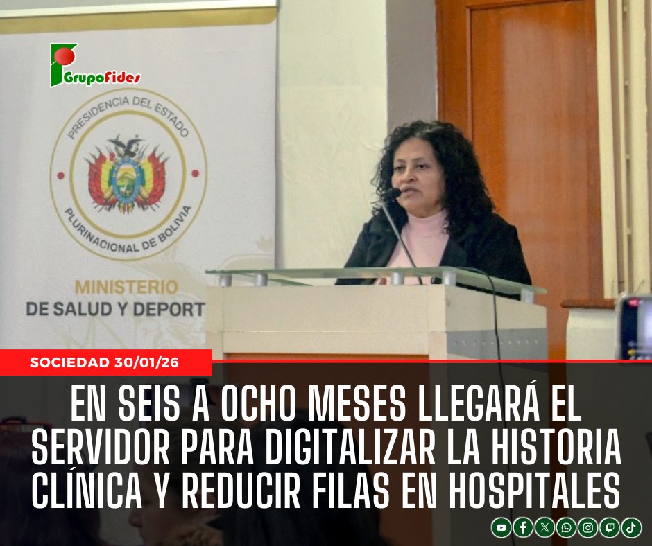 la ministra de Salud, Marcela Flores – deRedes.tv