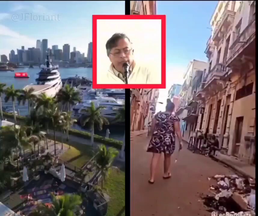 🇨🇴🇨🇺🇺🇸 | Gustavo Petro: «Es muchísimo mejor vivir en Cuba que en Miami ...