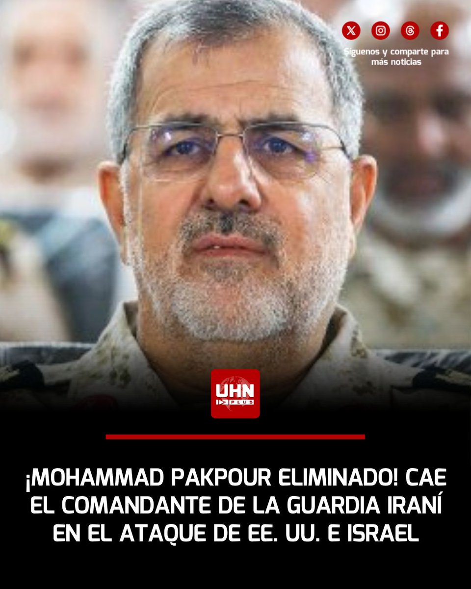 🇺🇸🇮🇱🇮🇷‼️ | ÚLTIMA HORA — Informes indican que el General Mohammad ...
